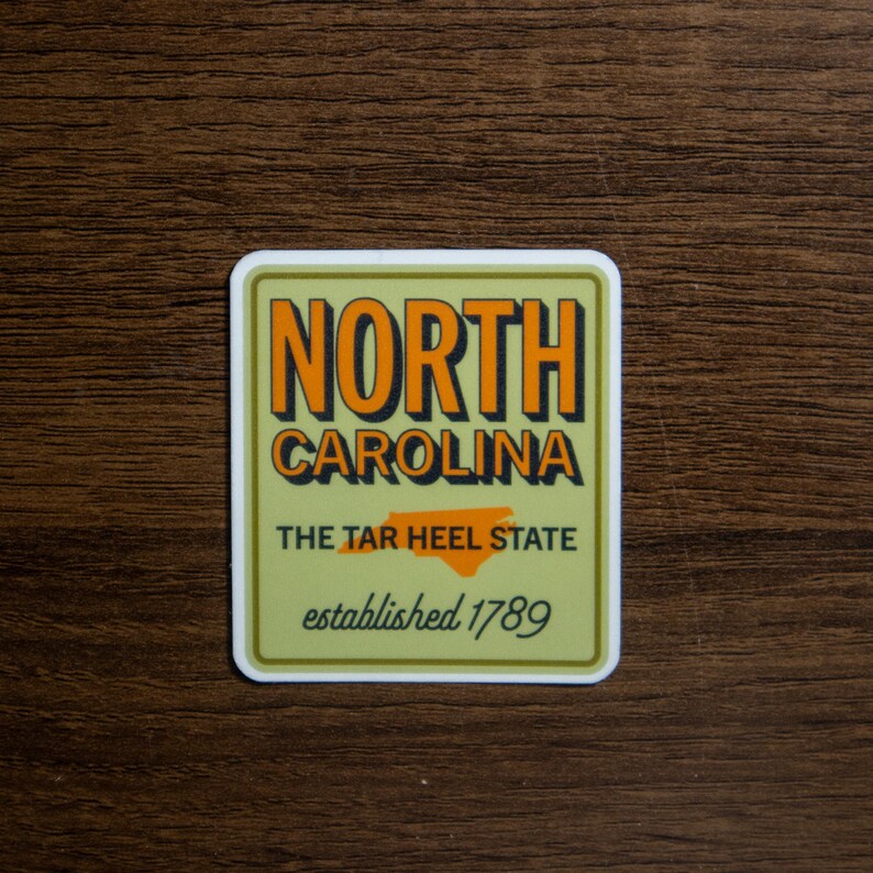 North Carolina Sticker - Etsy