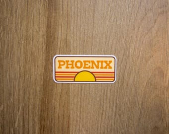 Phoenix Arizona Minimalist Skyline Waterproof Sticker - Etsy