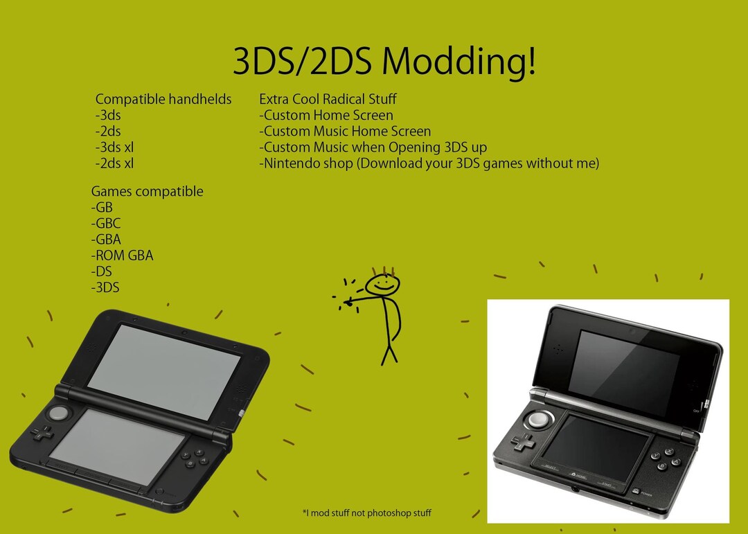 3ds/2ds Modding and Customization. - Etsy