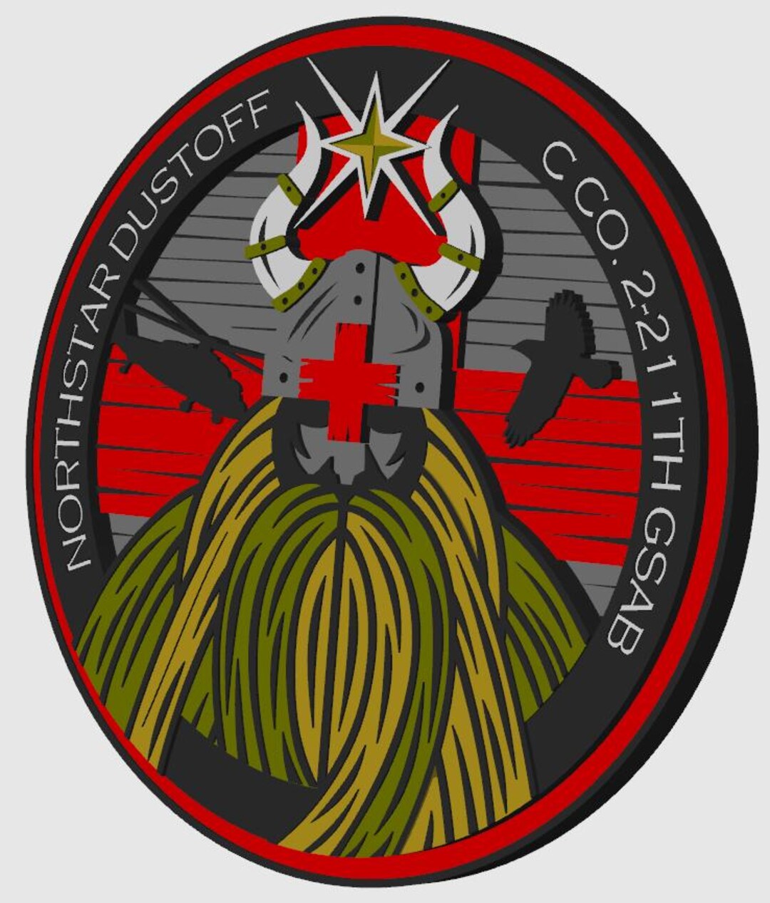 C CO 2-211th GSAB Northstar DUSTOFF Unit Patch Insignia - Etsy