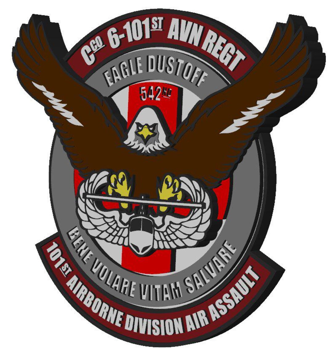 C CO 6-101st Aviation Eagle DUSTOFF Unit Patch Insignia - Etsy