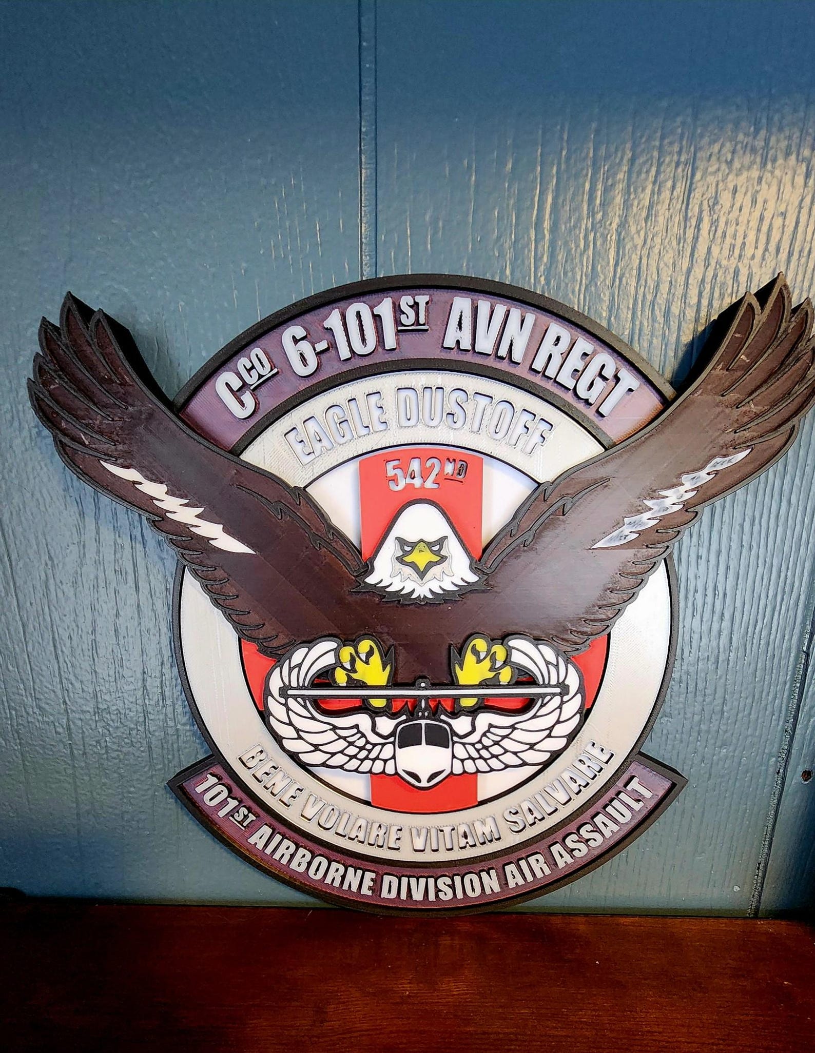 C CO 6-101st Aviation Eagle DUSTOFF Unit Patch Insignia - Etsy