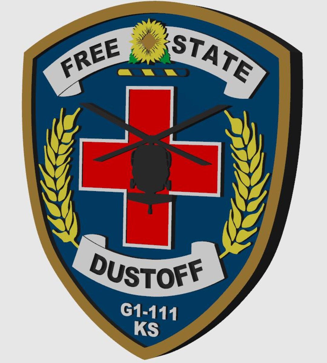 G CO 1-111th GSAB Free State DUSTOFF Unit Patch Insignia - Etsy Canada