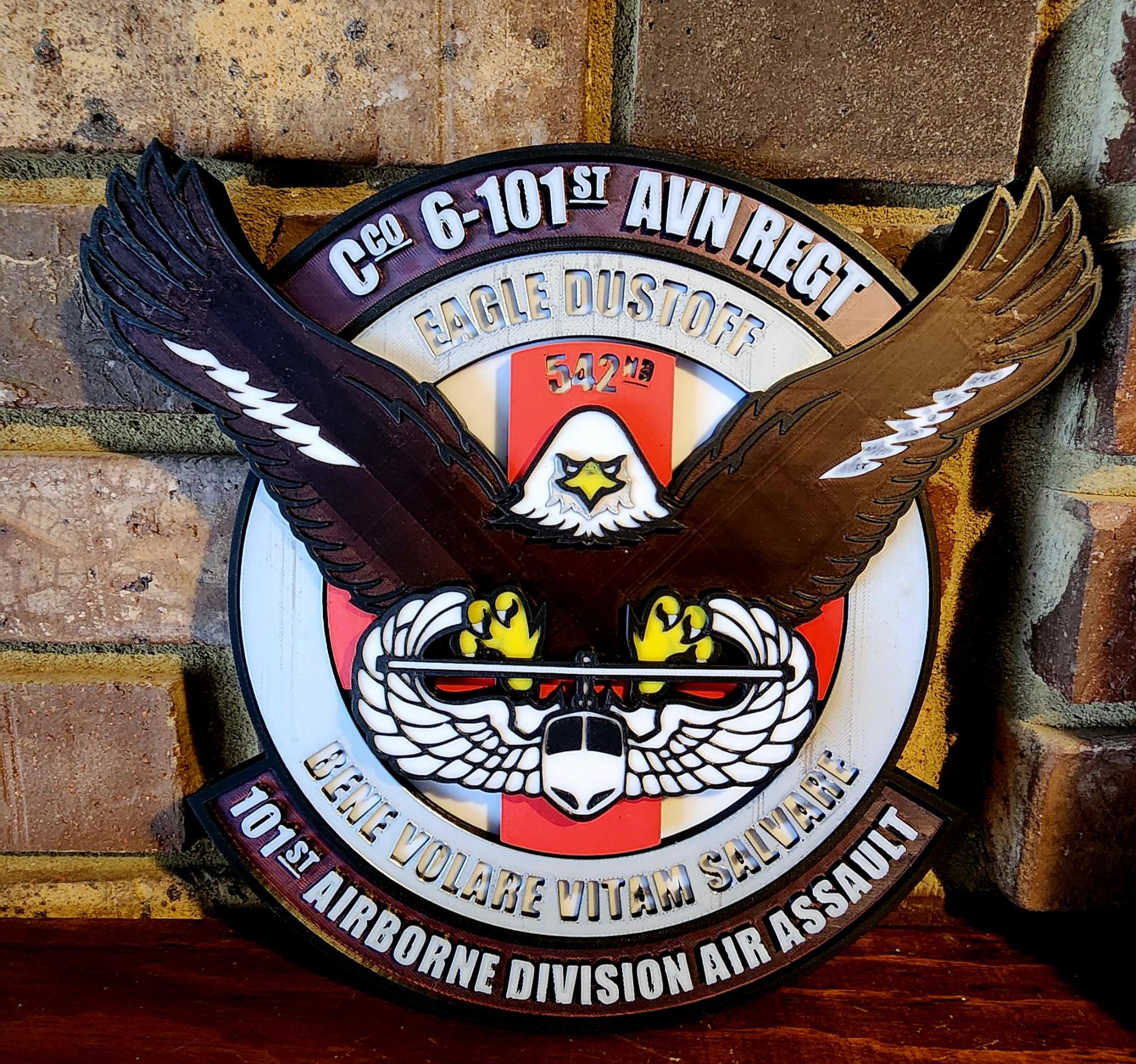C CO 6-101st Aviation Eagle DUSTOFF Unit Patch Insignia - Etsy