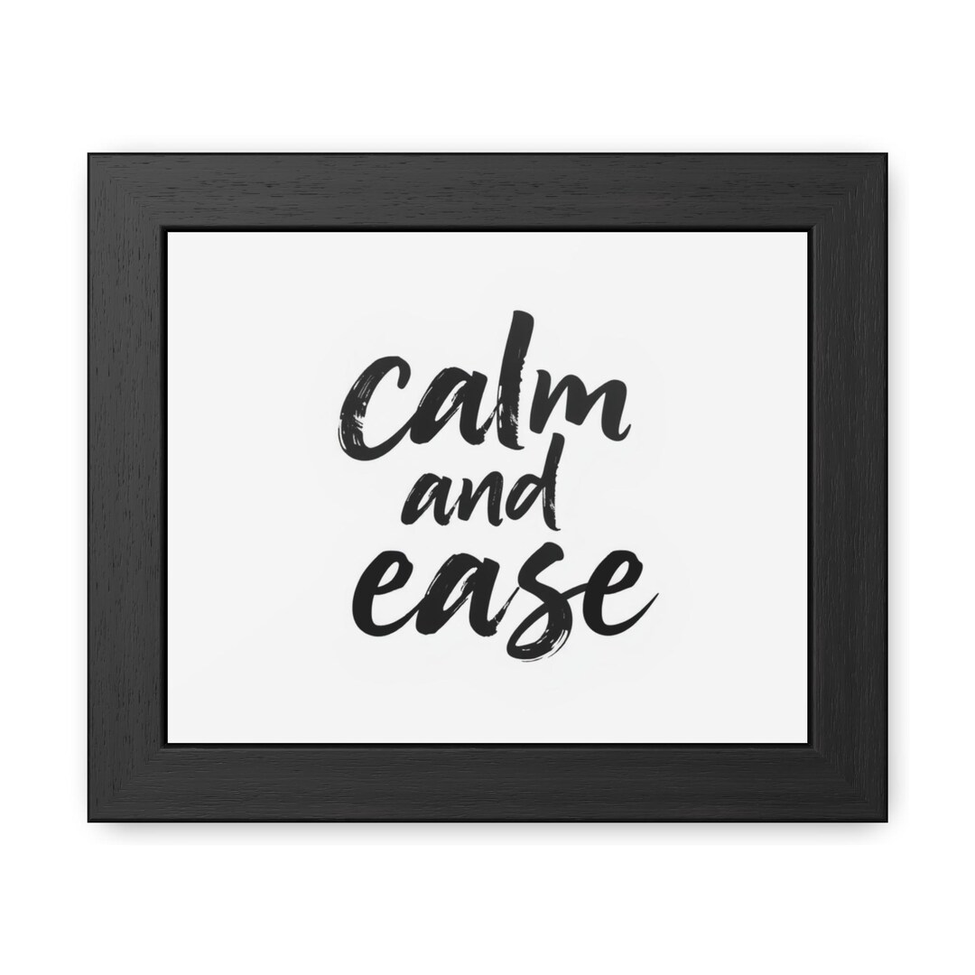 Calm and Ease Poster-inspired by Thich Nhat Hanh Home Decor - Etsy