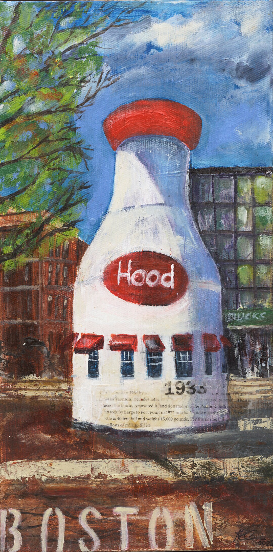Boston's Iconic Milk Bottle - Etsy