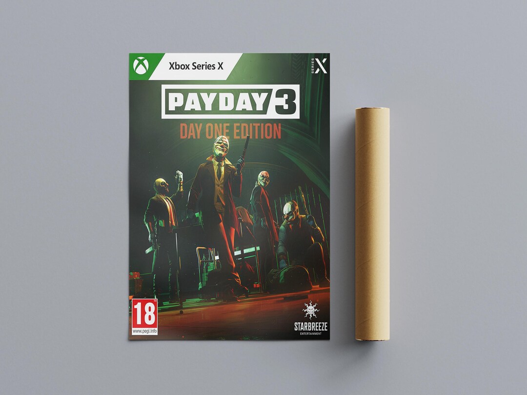 Payday 3 Gaming Poster Frameless Video Gamer Wall Art Posters Prints - Etsy