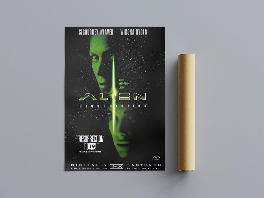 Alien Resurrection Movie Poster Frameless Cinema Wall Art Posters ...