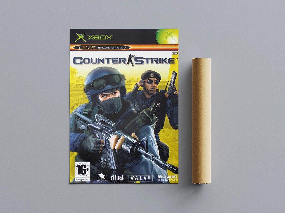 Counter Strike Gaming Poster Frameless Video Gamer Wall Art Posters ...