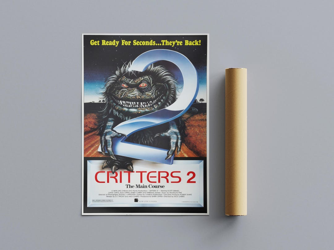 Critters 2 Movie Poster Frameless Cinema Wall Art Posters Prints - Etsy