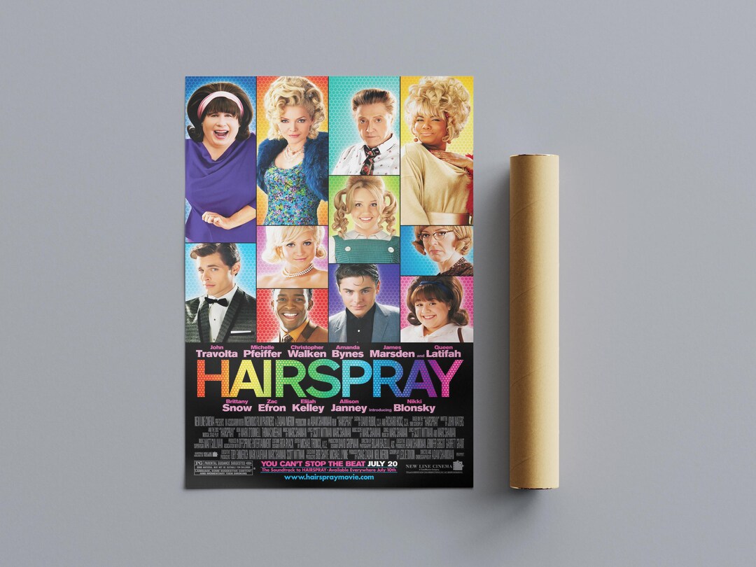 Hairspray Movie Poster Frameless Cinema Wall Art Posters Prints - Etsy