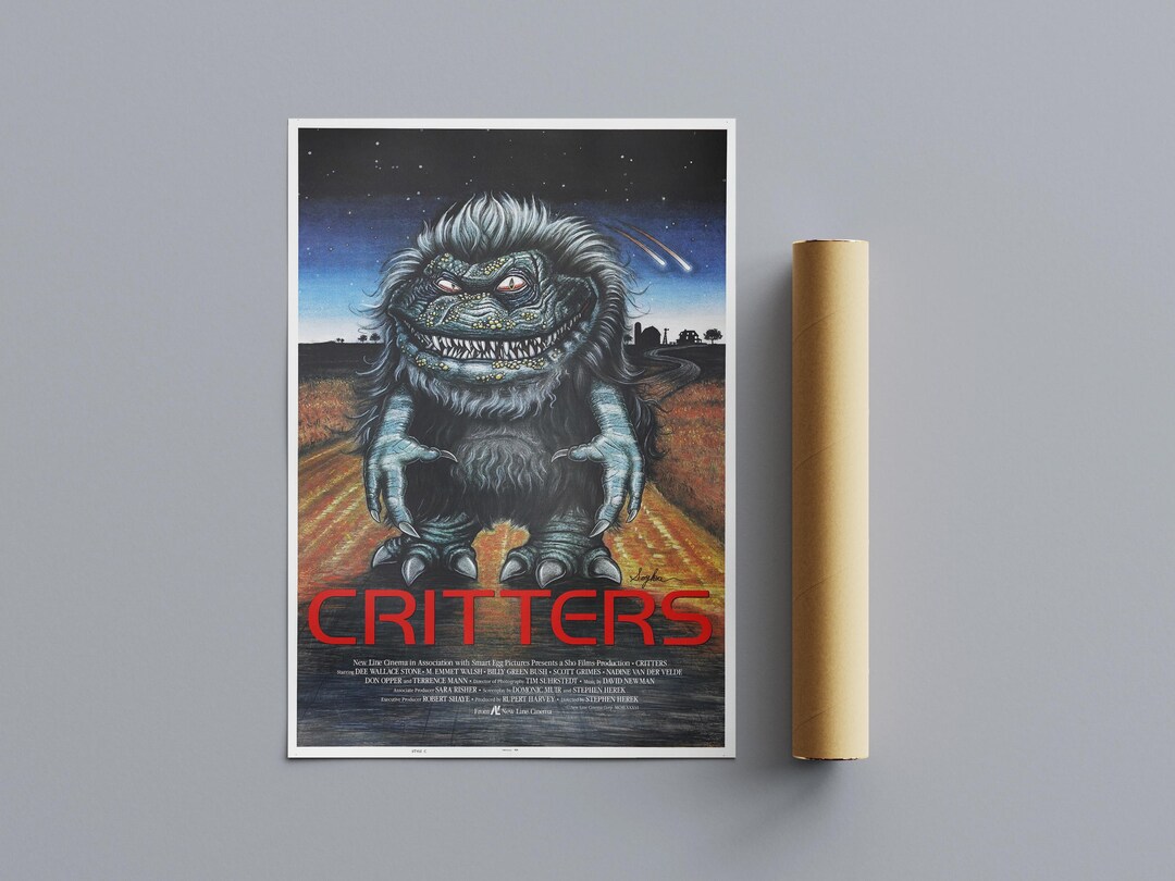 Critters Movie Poster Frameless Cinema Wall Art Posters Prints - Etsy