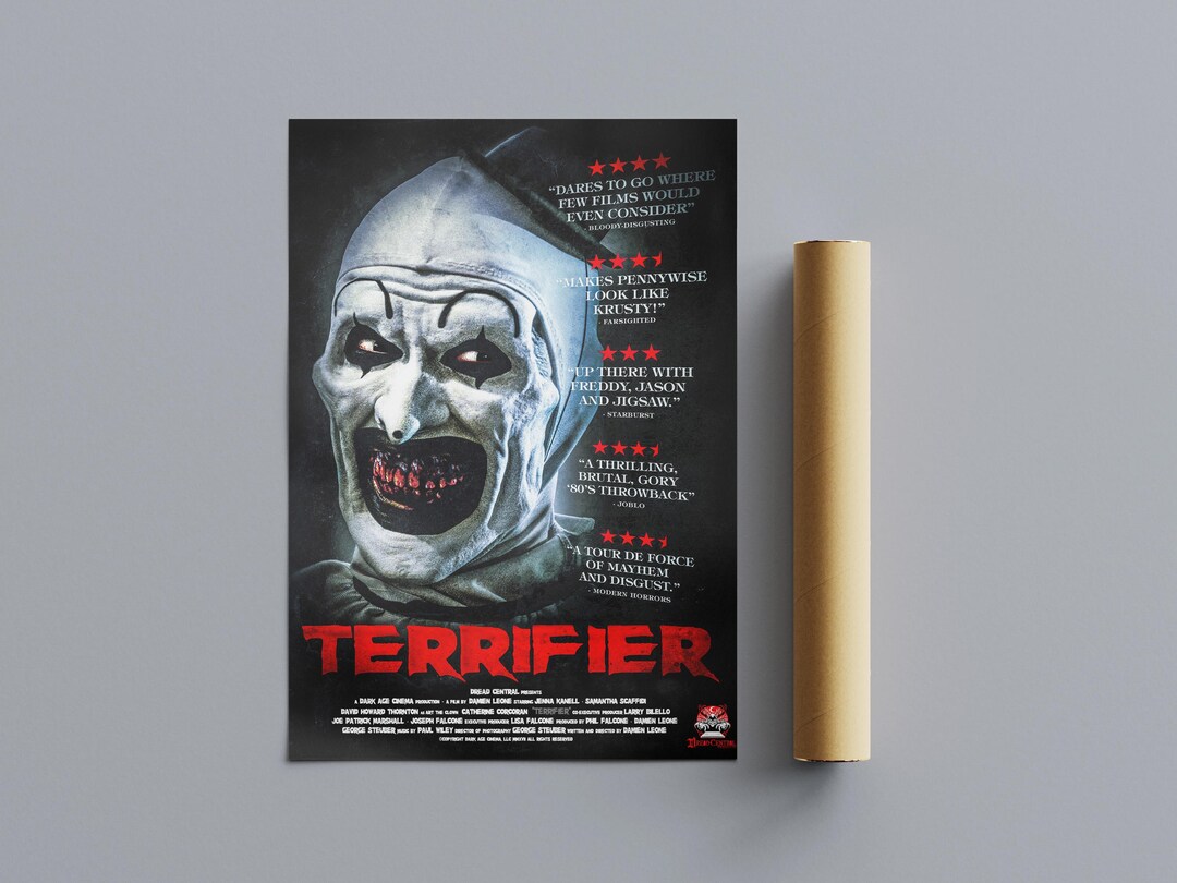 Terrifier Movie Poster Frameless Cinema Wall Art Posters Prints - Etsy