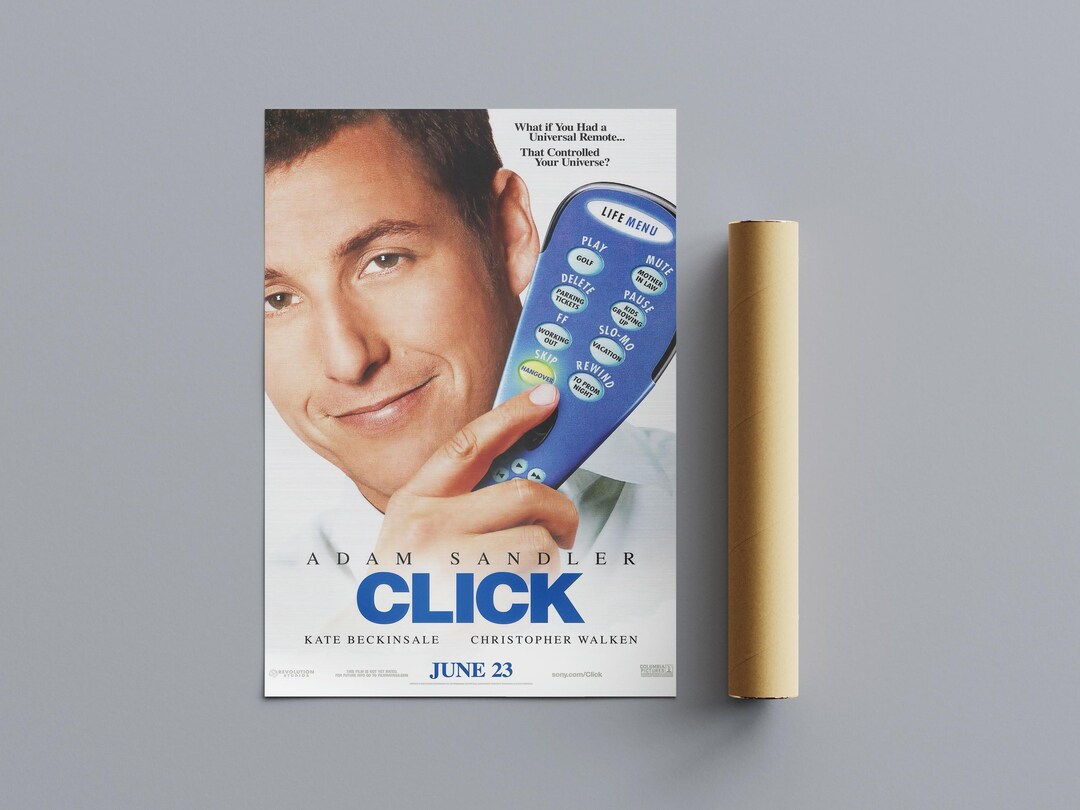 Click Movie Poster Frameless Cinema Wall Art Posters Prints - Etsy UK