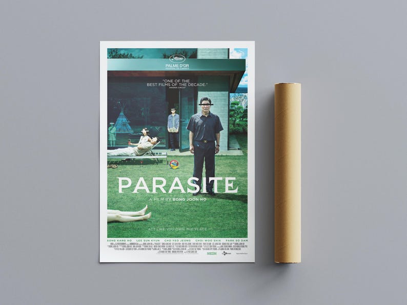 Parasite Movie Poster Frameless Wall Art Posters Prints - Etsy