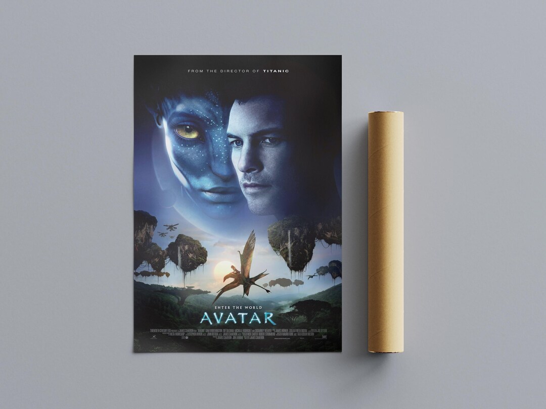 Avatar Movie Poster Frameless Cinema Wall Art Posters Prints - Etsy