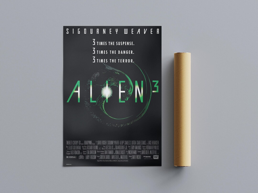 Aliens 3 Movie Poster Frameless Cinema Wall Art Posters Prints - Etsy