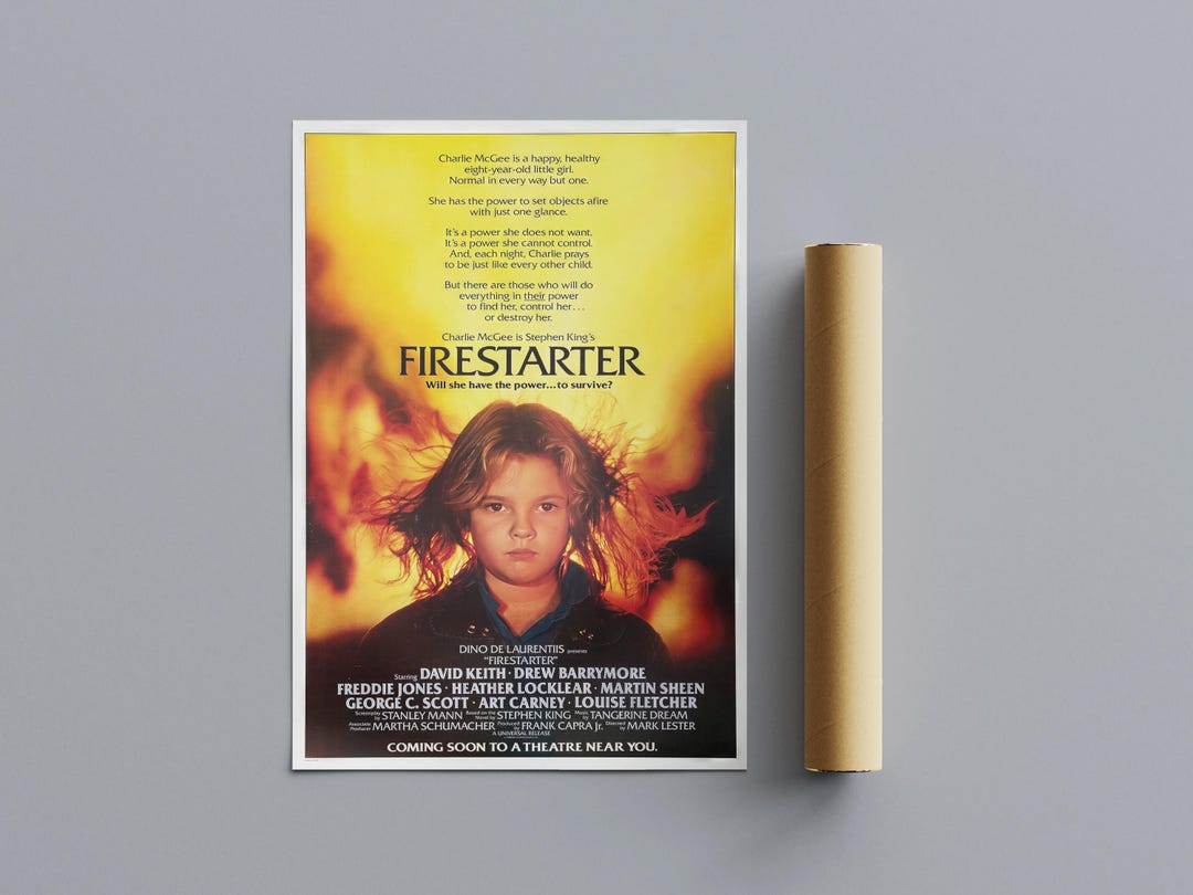 Firestarter Movie Poster Frameless Wall Art Posters Prints - Etsy