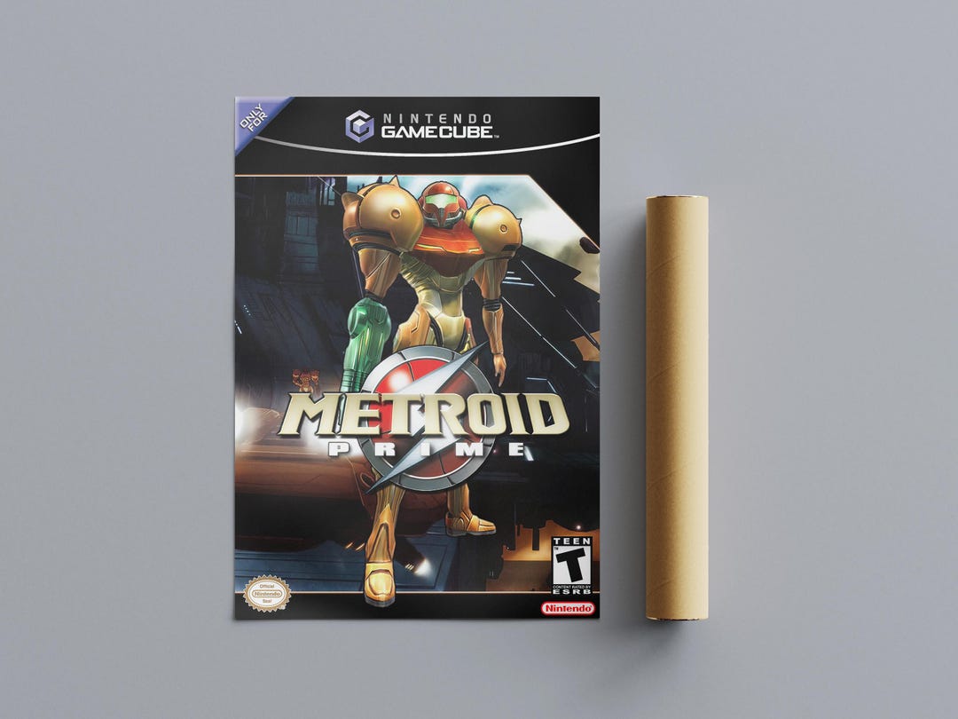 Metroid Prime Gaming Poster Frameless Video Gamer Wall Art Posters ...