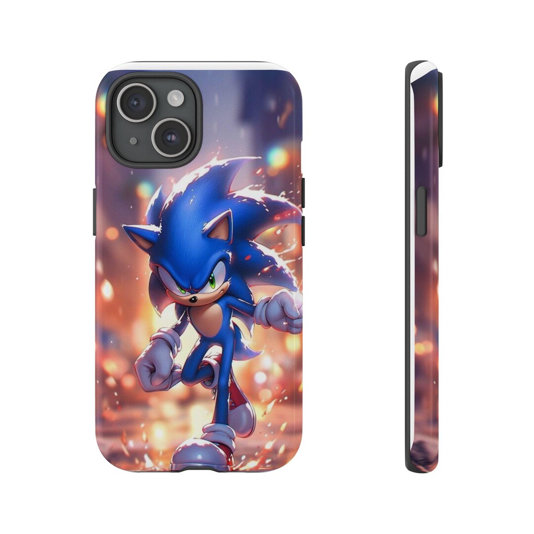 Sonic the Hedgehog Phone Case, Gaming Gift, Geeky Accessory, Cartoon ...