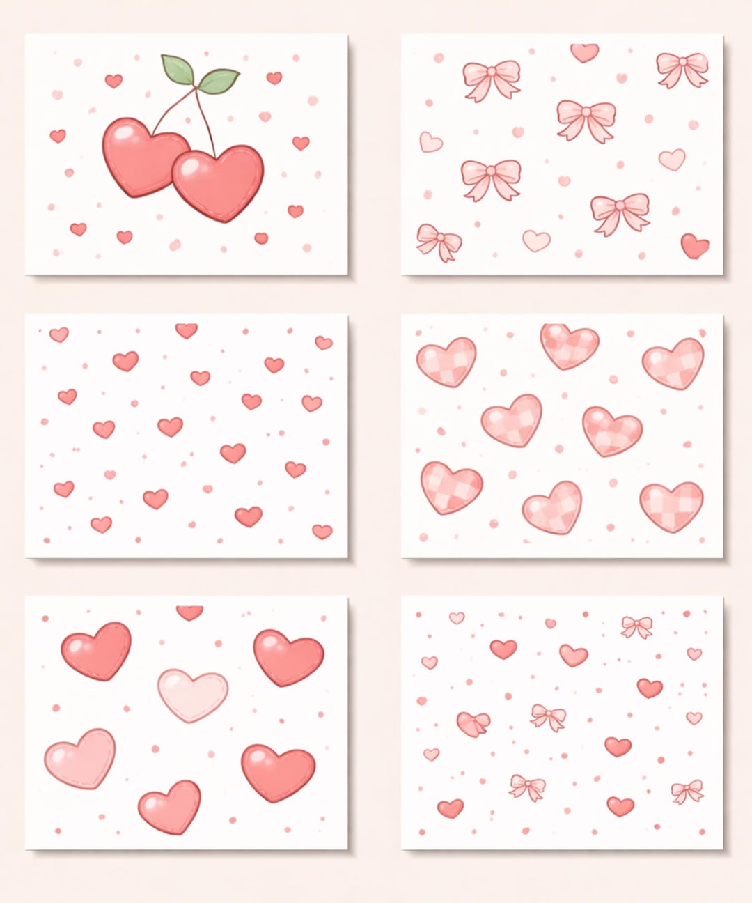 Coquette Valentine SVG Bundle | Hearts, Bows, Patterns (digital ...