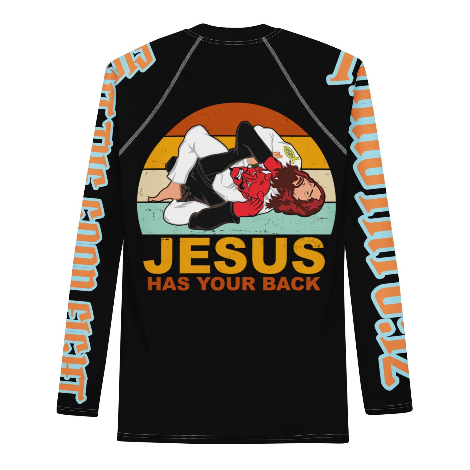 Fight 4 Jesus Men's Rash Guard - Etsy