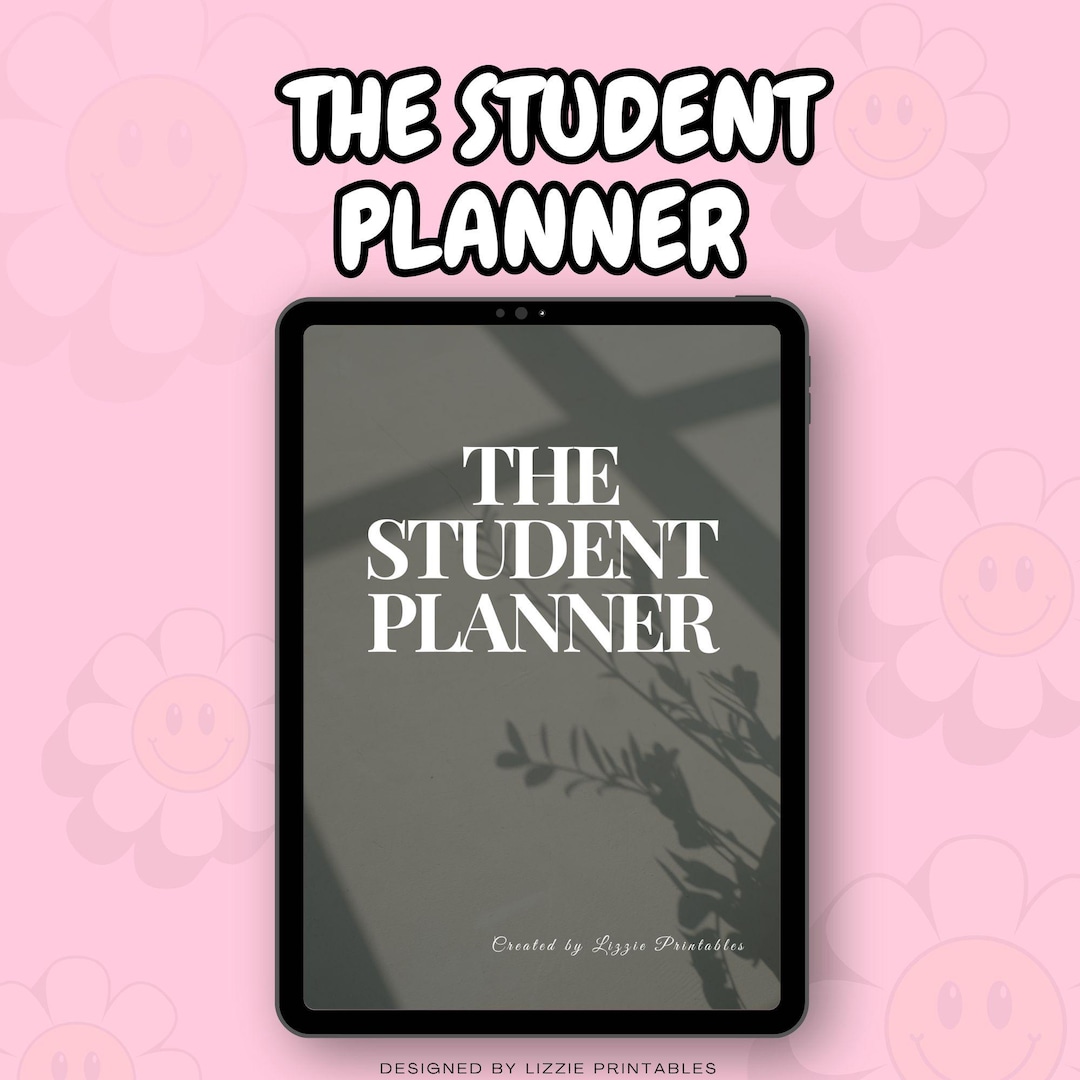 Student Planner, Printable Planner, CANVA Template Digital Planner ...