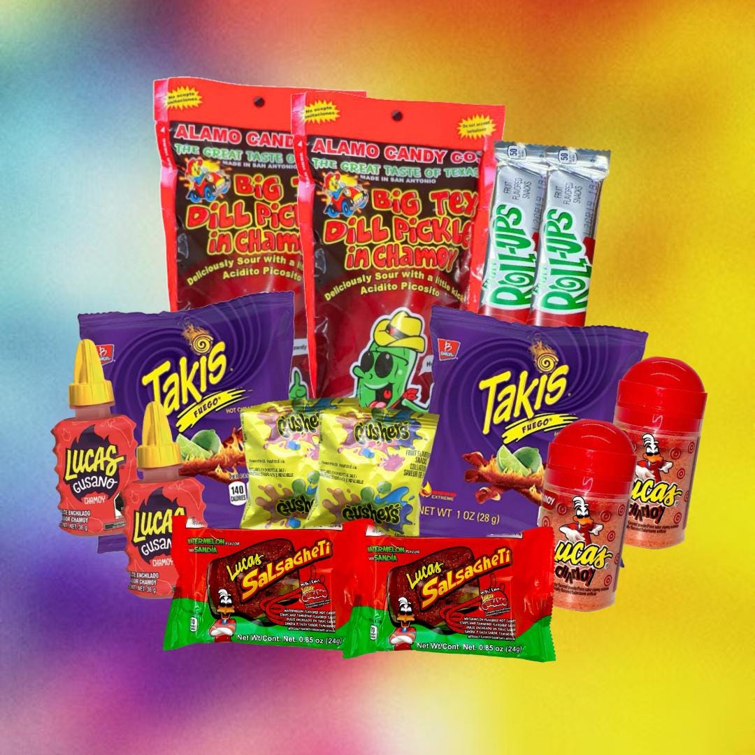 Double Big Tex Chamoy Pickle Kit Takis Package Alamo Candy Co Trending ...