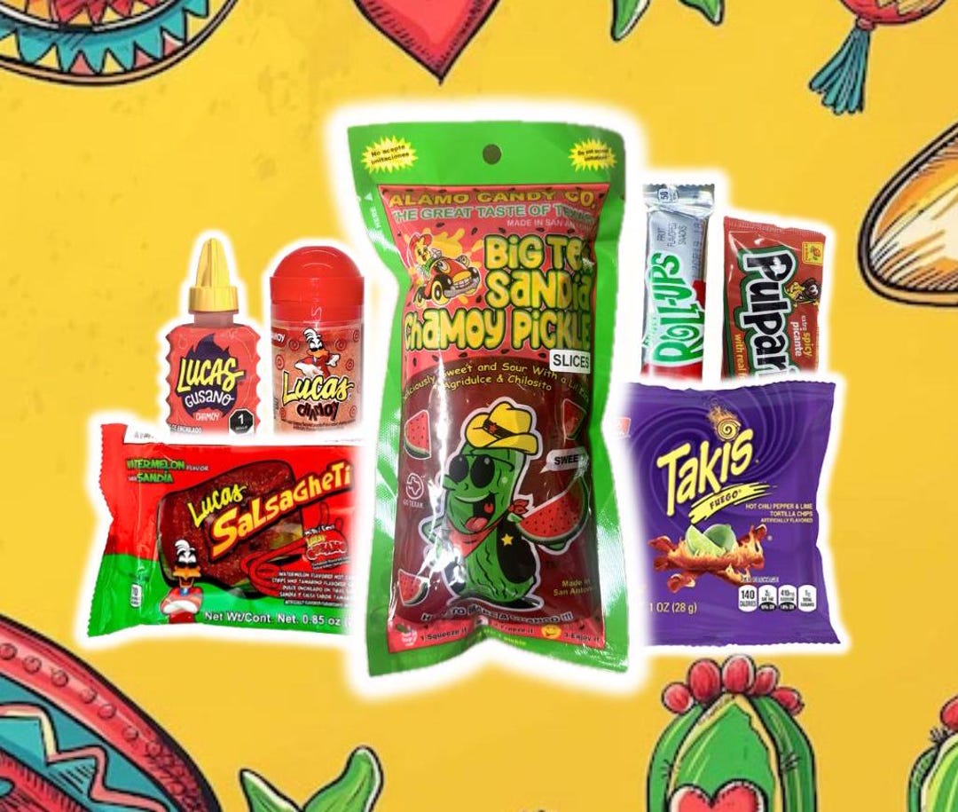 Sandia Chamoy Pickle Kit !! (SLICES)!! Trending Snack With Takis and ...