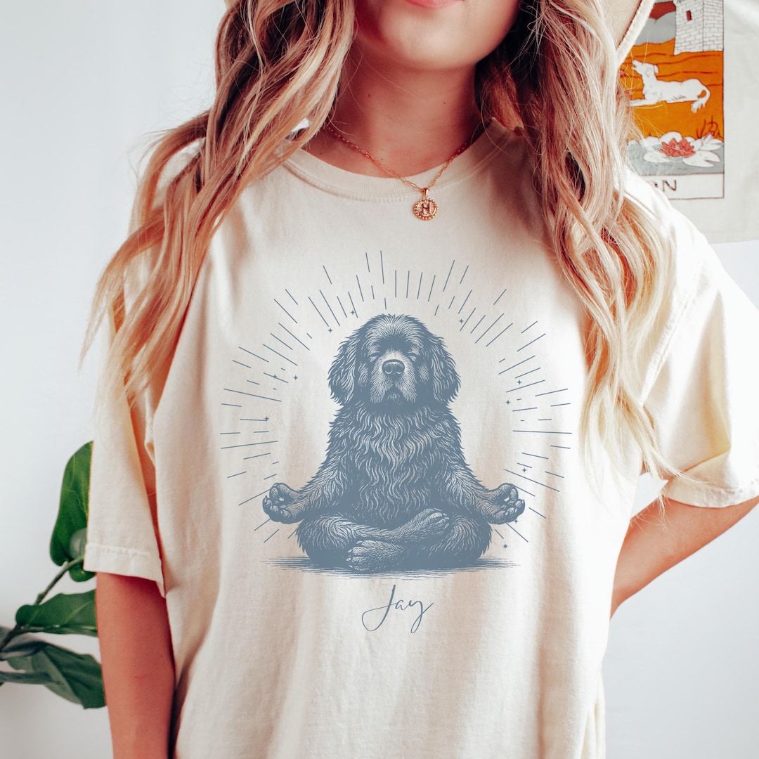 Newfoundland T Shirt, Newfoundland Dog, Custom Comfort Colors Dog ...