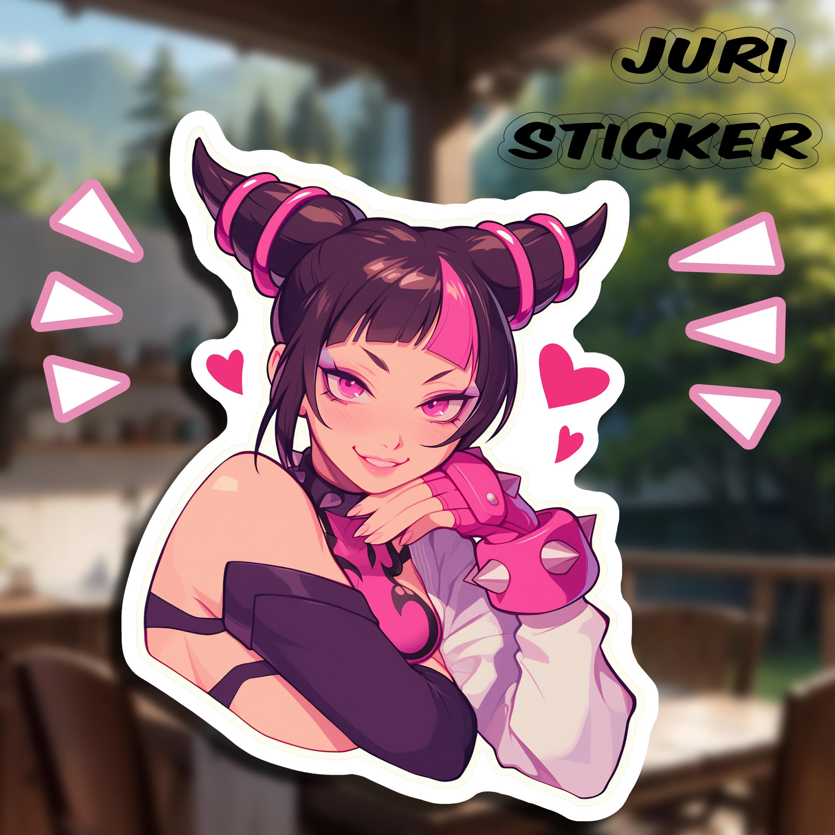 Juri Han Street Fighter Anime Sticker - Etsy