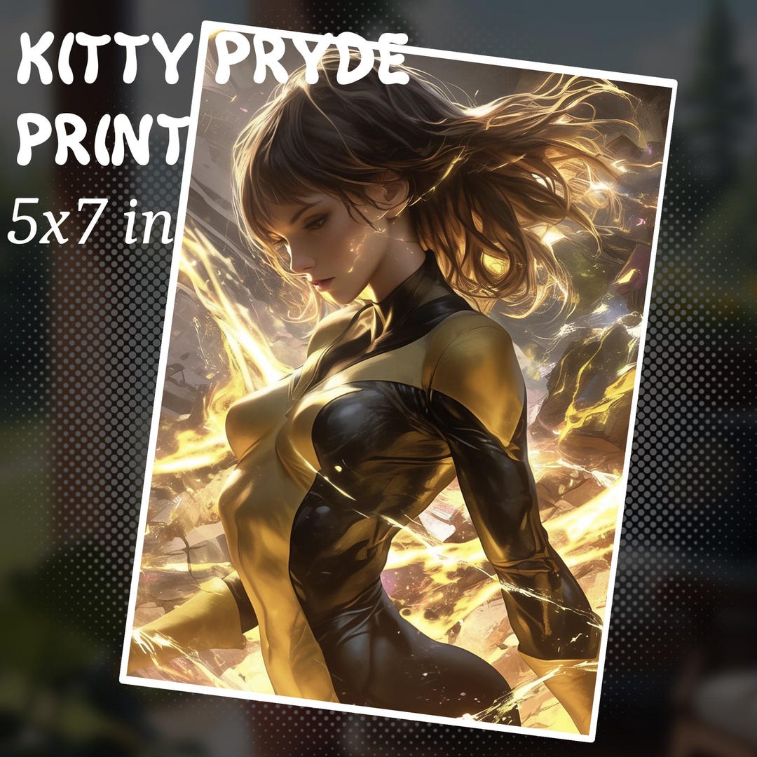 Kitty Pryde Shadowcat Marvel 5 X 7 Art Print - Etsy