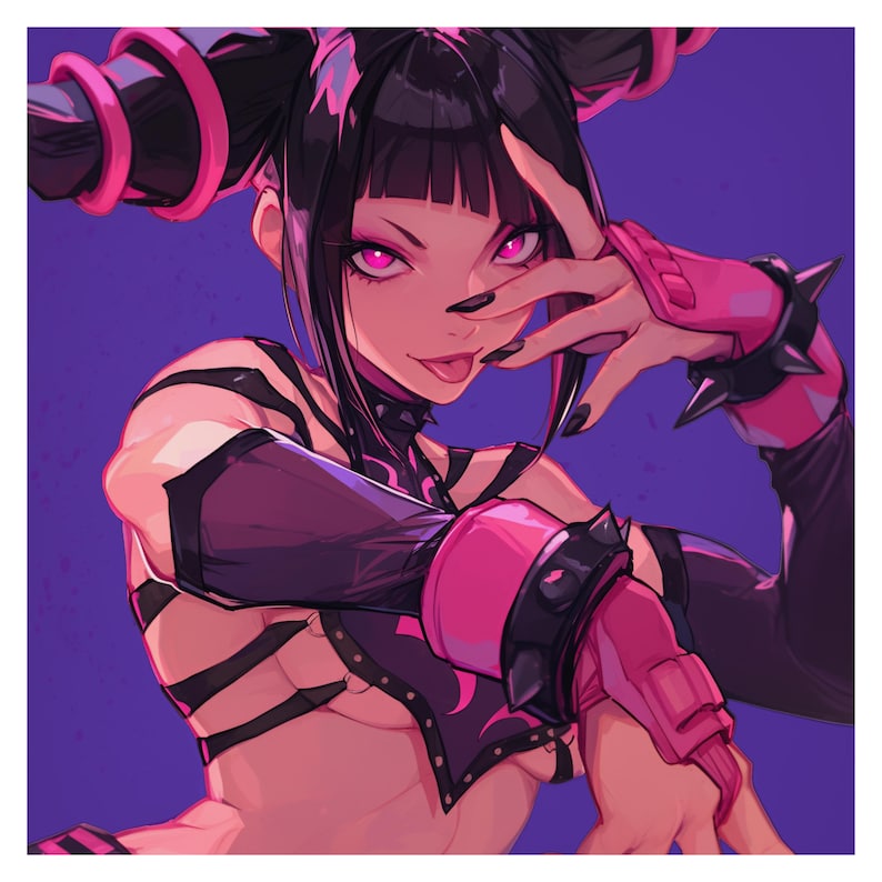 Juri Han Street Fighter Sticker - Etsy