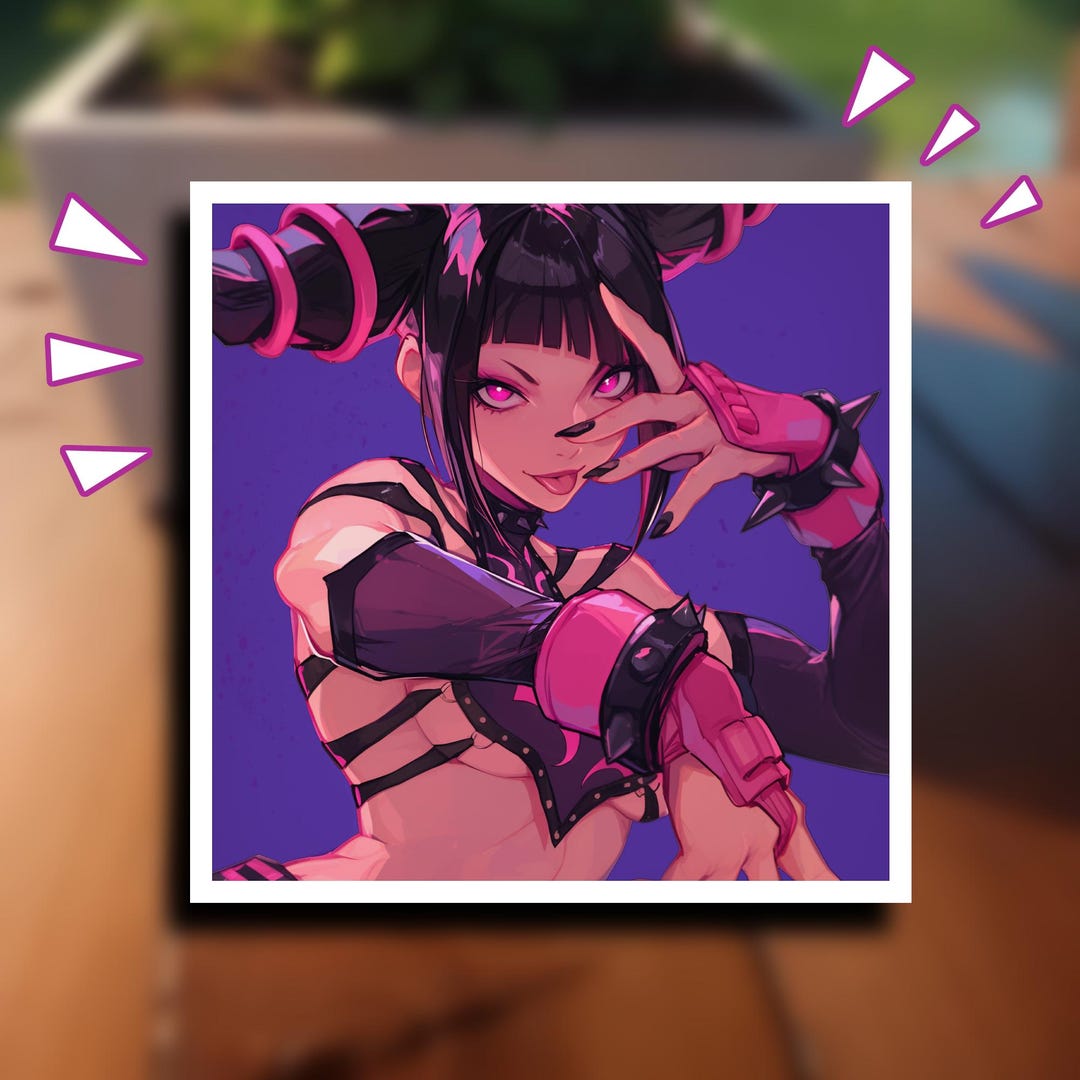 Juri Han Street Fighter Sticker - Etsy
