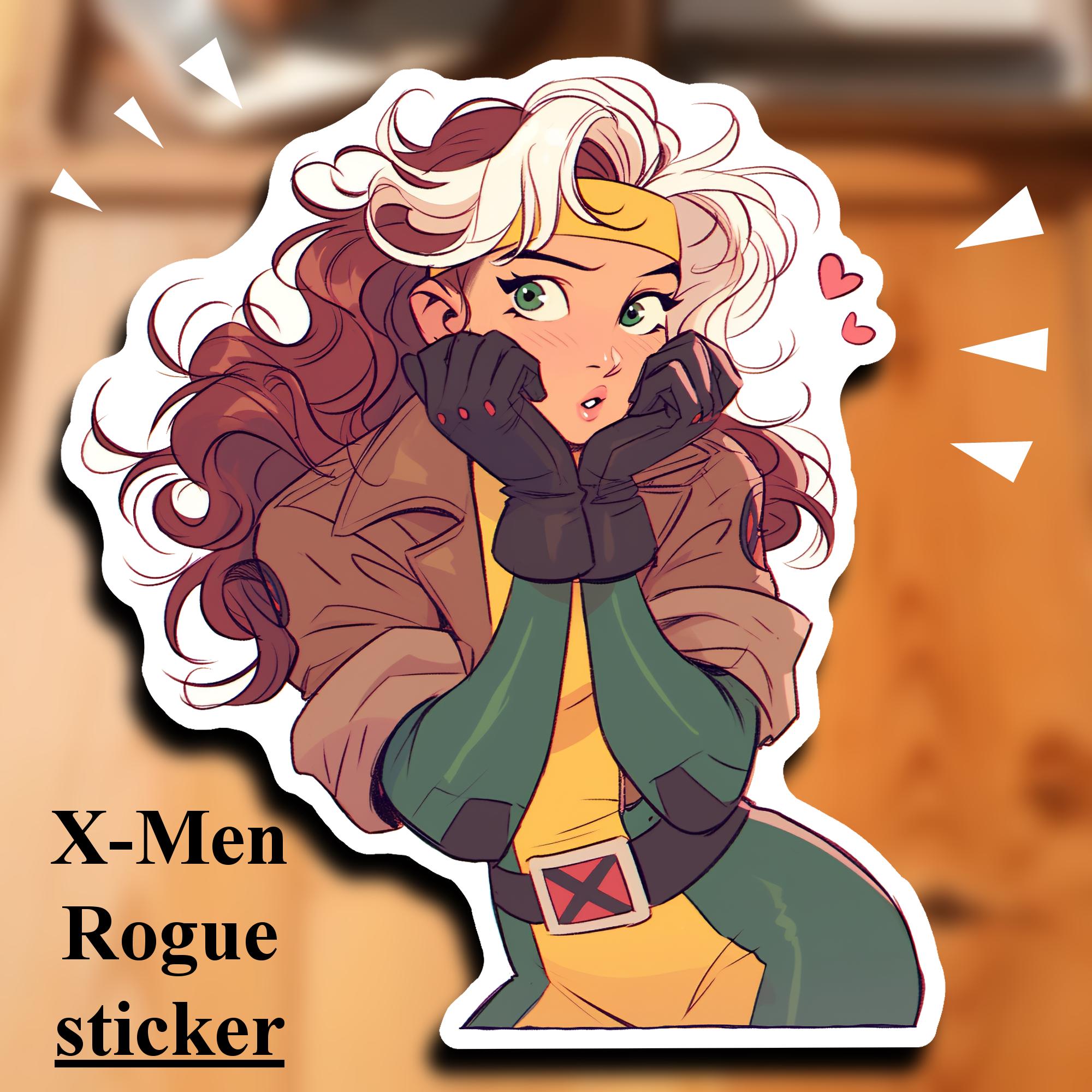 Rogue X-men Chibi Sticker - Etsy