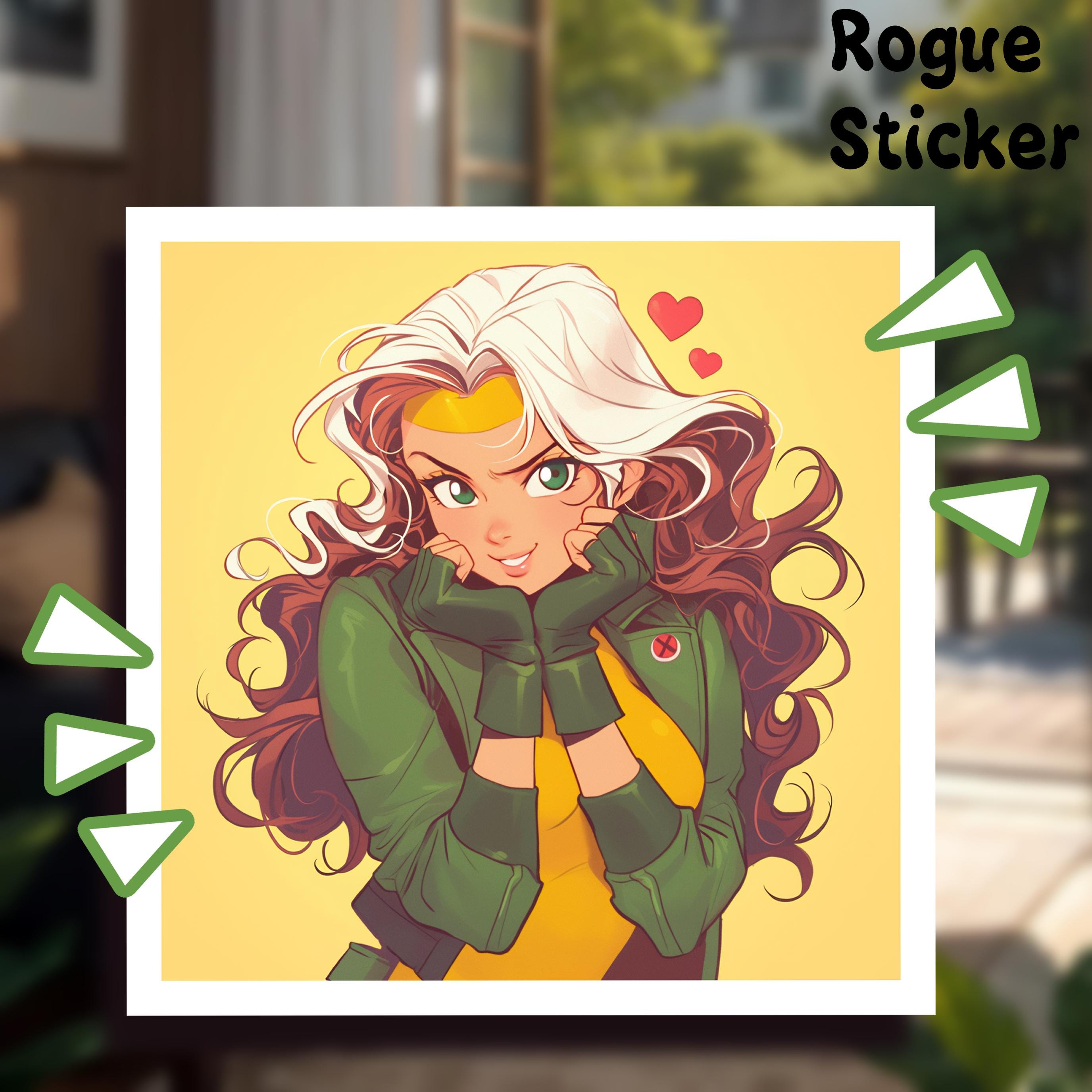Rogue X-men Anime Sticker - Etsy