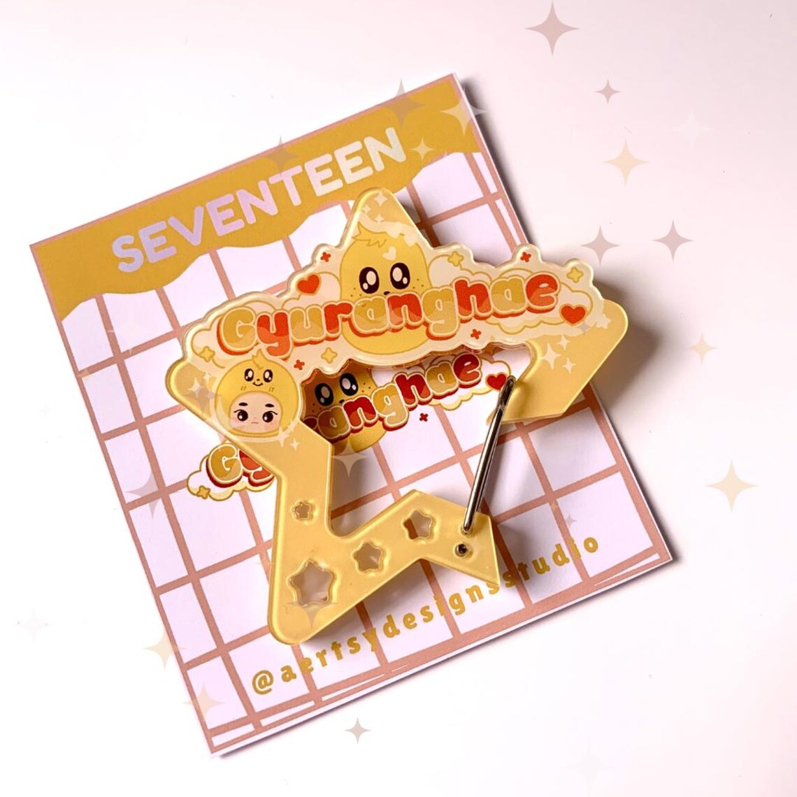 Carabiner Gyuranghae Mingyu Kpop Acrylic | Keychain Charm - Etsy
