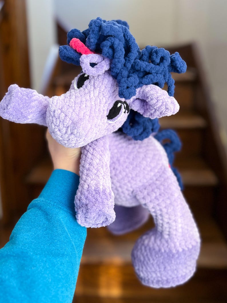 MLP Inspired Twilight Sparkle Extra Large Crochet Pony - Etsy