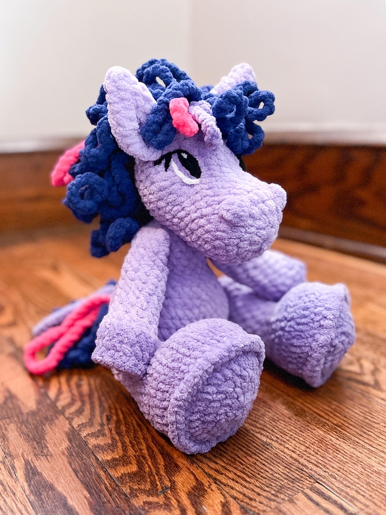 MLP Inspired Twilight Sparkle Extra Large Crochet Pony - Etsy