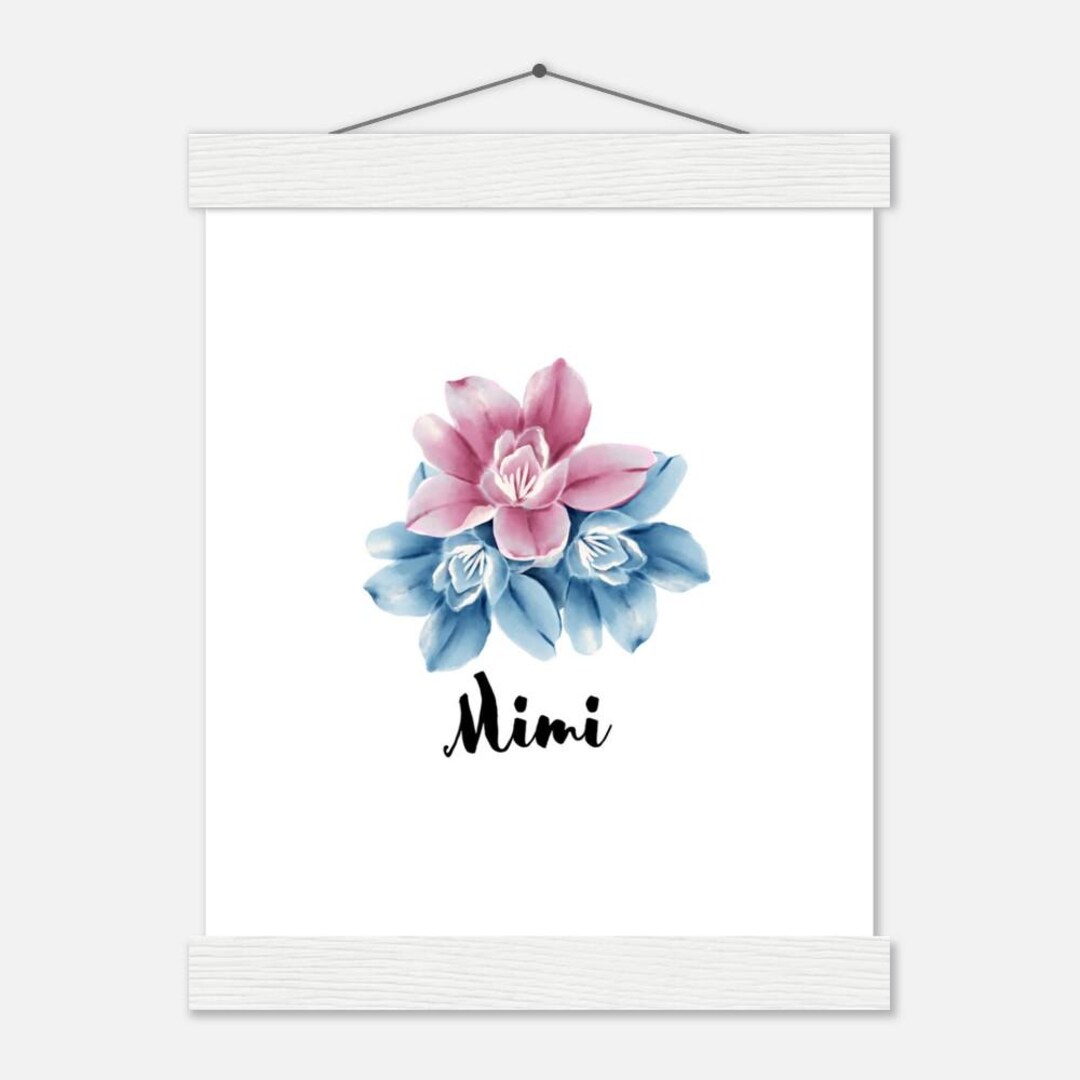 Grandmother / Mimi Poster With Hanger - Etsy