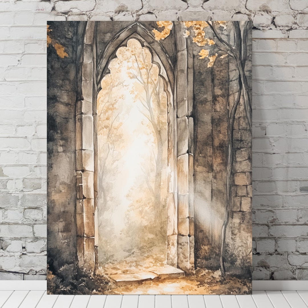 Broken Window in Fairytale Castle Ruins | Medieval Fantasy Decor ...