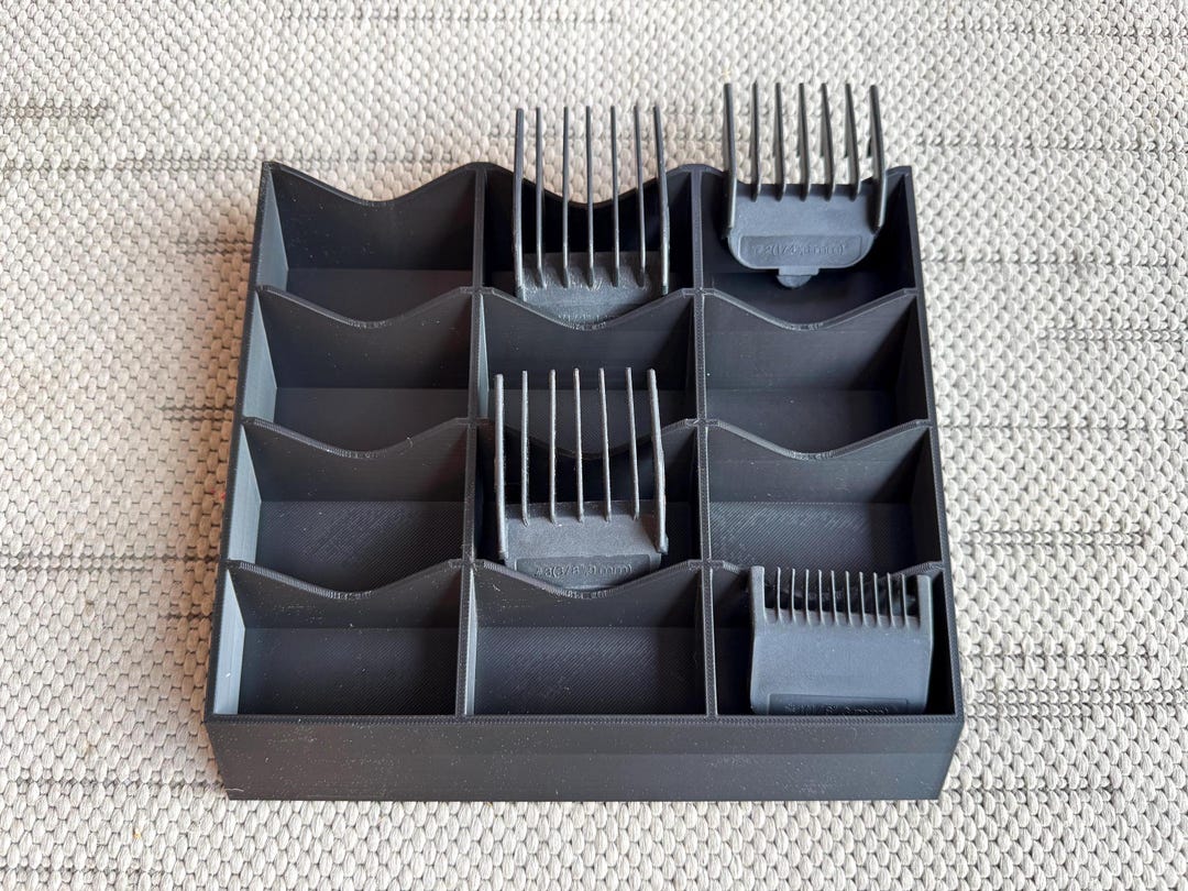 Hair Clipper Guard Holder With Wave Design - Etsy