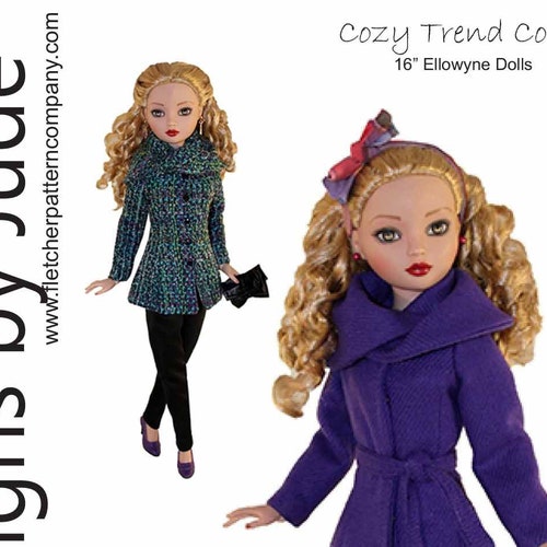 Afternoon Stroll Doll Clothes Sewing Pattern for Ellowyne - Etsy