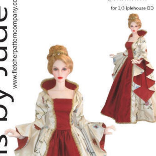 PDF Opulent Doll Clothes Sewing Pattern for 1/3 BJD SD Dolls - Etsy