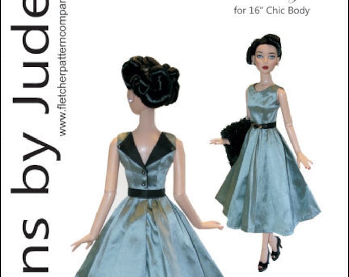 PDF Back Magic Dress Pattern for Chic Body Miette & Marley - Etsy