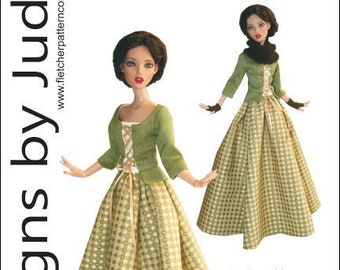Scottish Claire Outlander Pattern for Deja Vu Dolls Tonner | Etsy