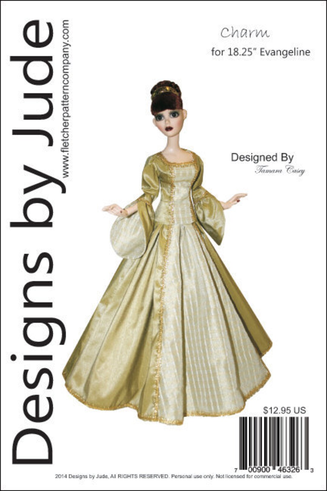 PDF Victorian Charm Pattern for 18.25" Evangeline Ghastly Dolls Wilde ...