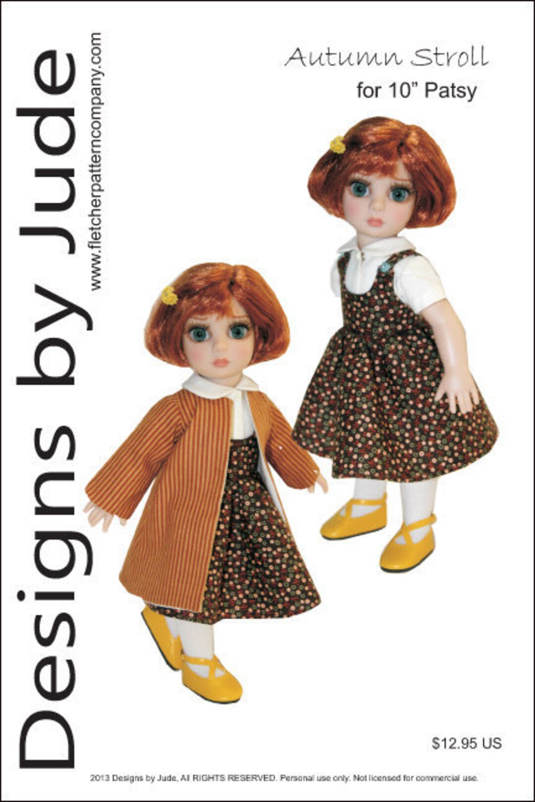 PDF Autumn Stroll Pattern for 10" Patsy - Etsy