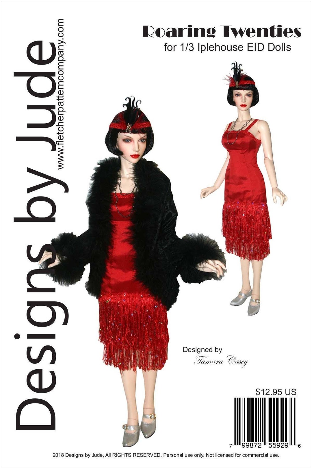 Roaring Twenties Flapper Pattern for 65cm Iplehouse 1/3 EID Dolls - Etsy
