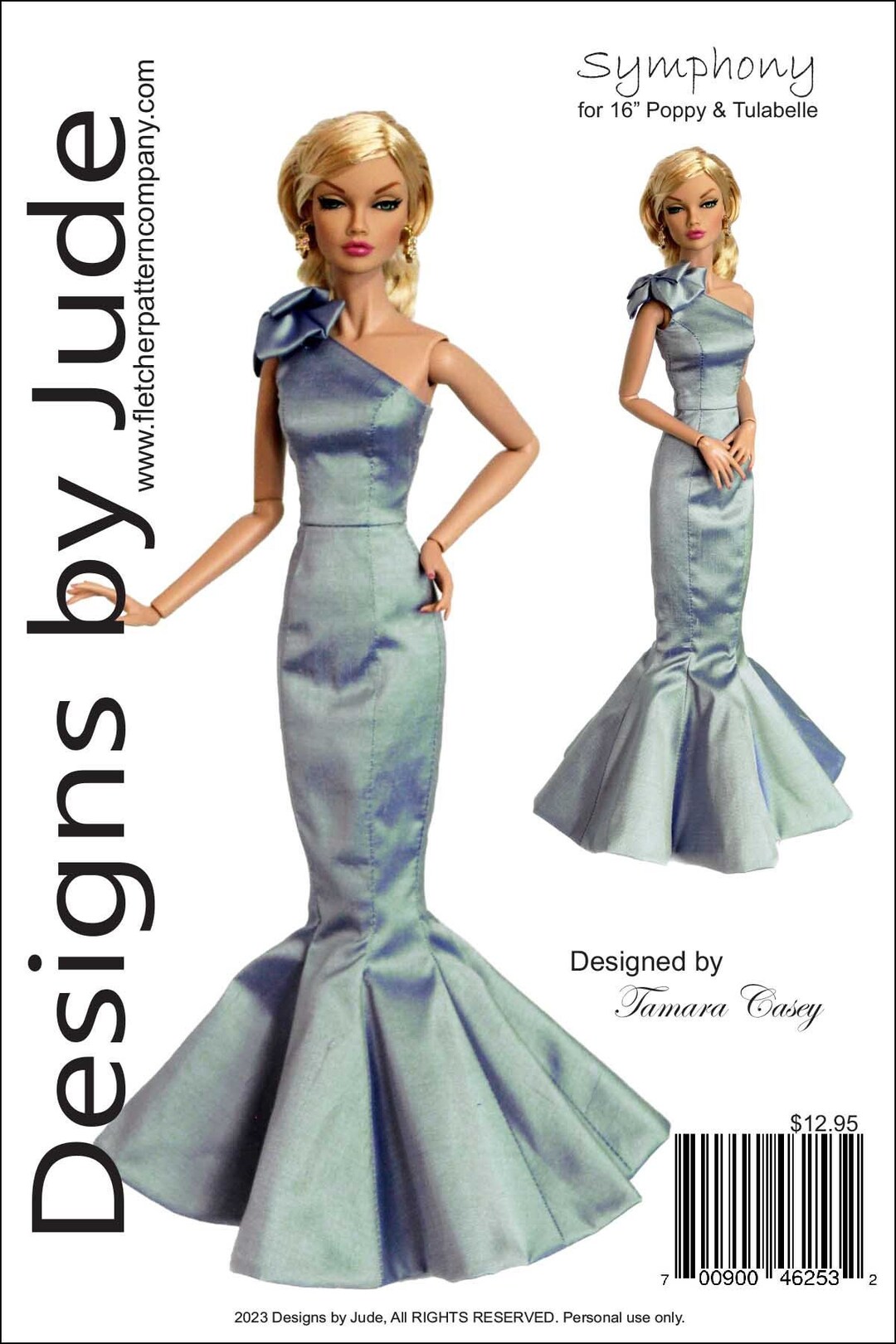 PDF Poppy Dress Pattern, Symphony, Sewing Pattern for 16" Poppy ...